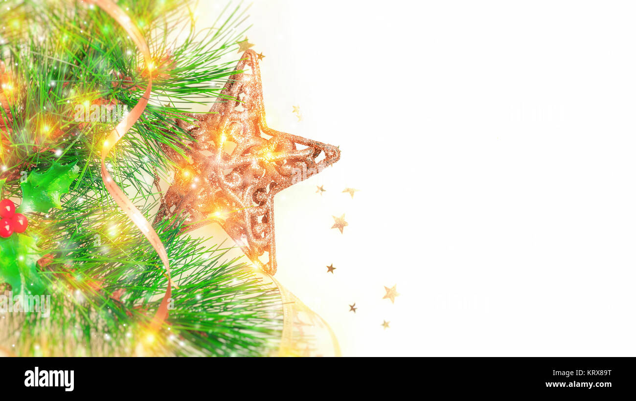 Beautiful Christmas border Stock Photo - Alamy