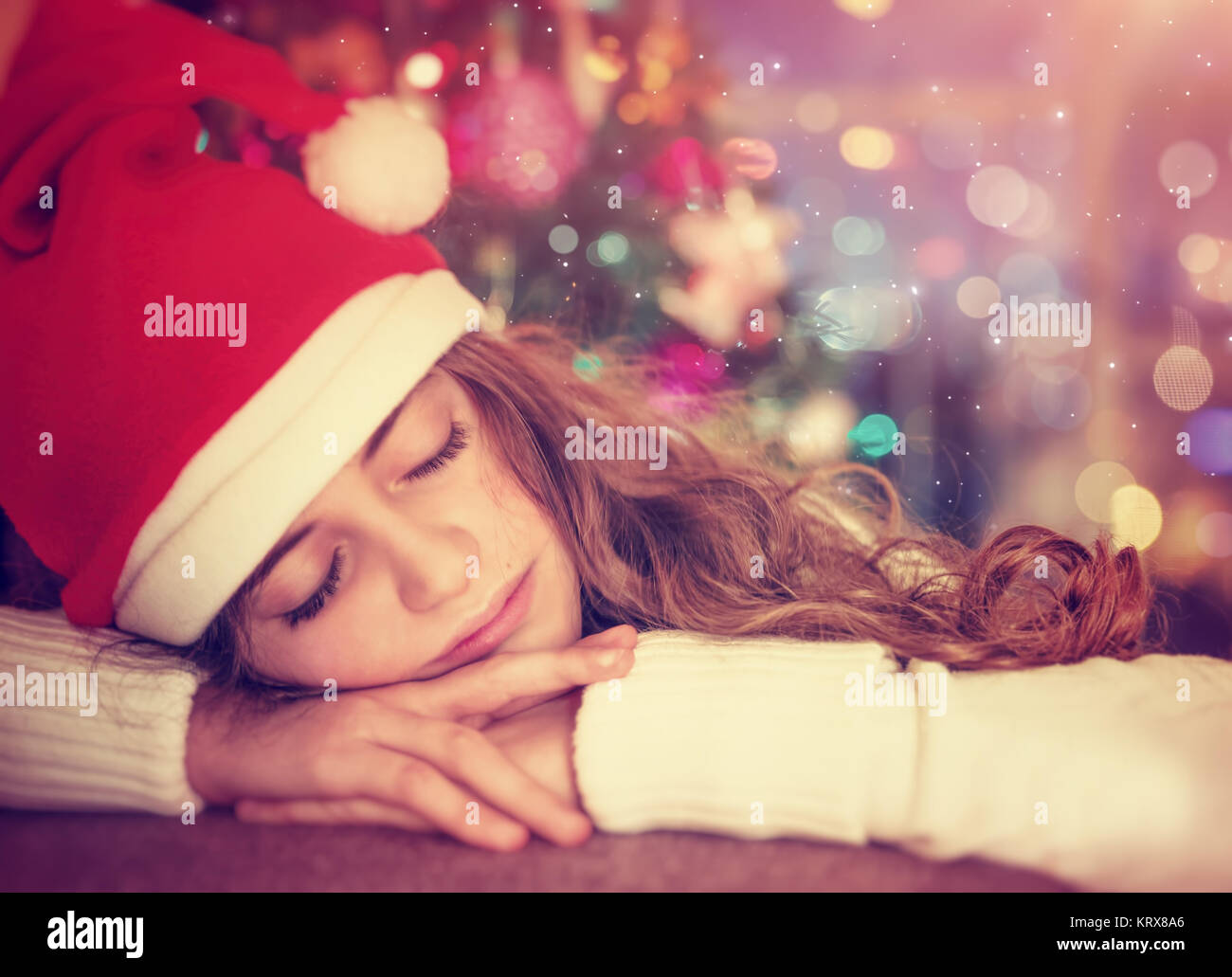 Waiting for a Christmas gifts Stock Photo - Alamy