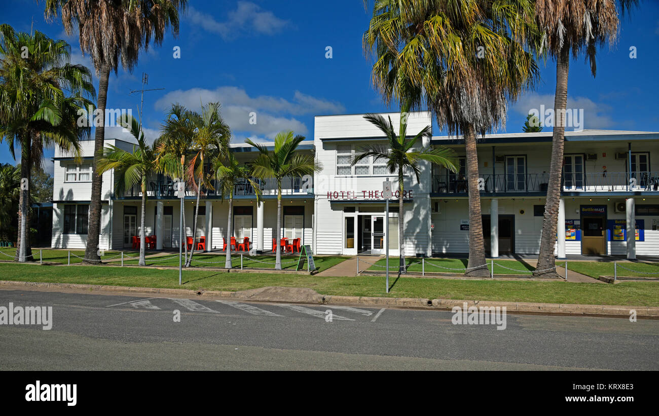 Hotel Theodore in north queensland town of Theodore, a community owned ...
