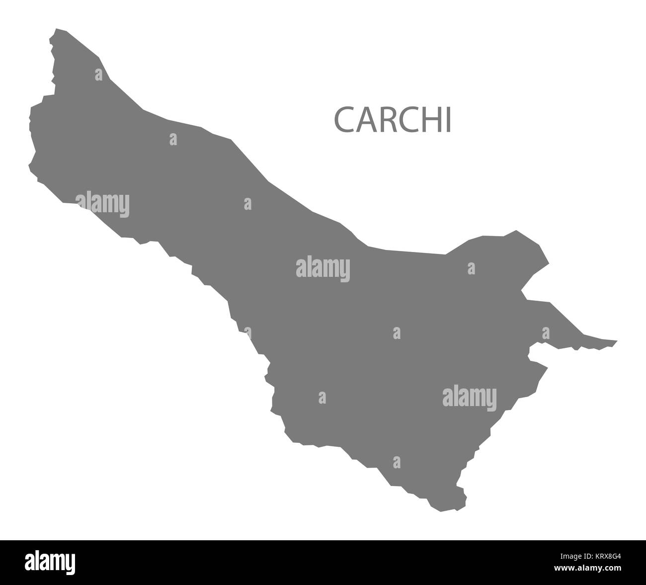 Carchi Ecuador Map grey Stock Photo - Alamy