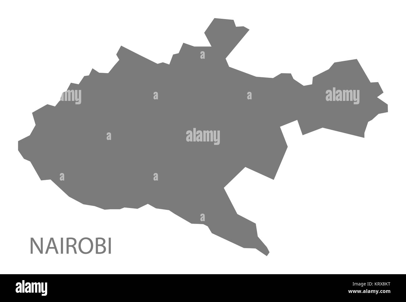 Nairobi map hi-res stock photography and images - Alamy