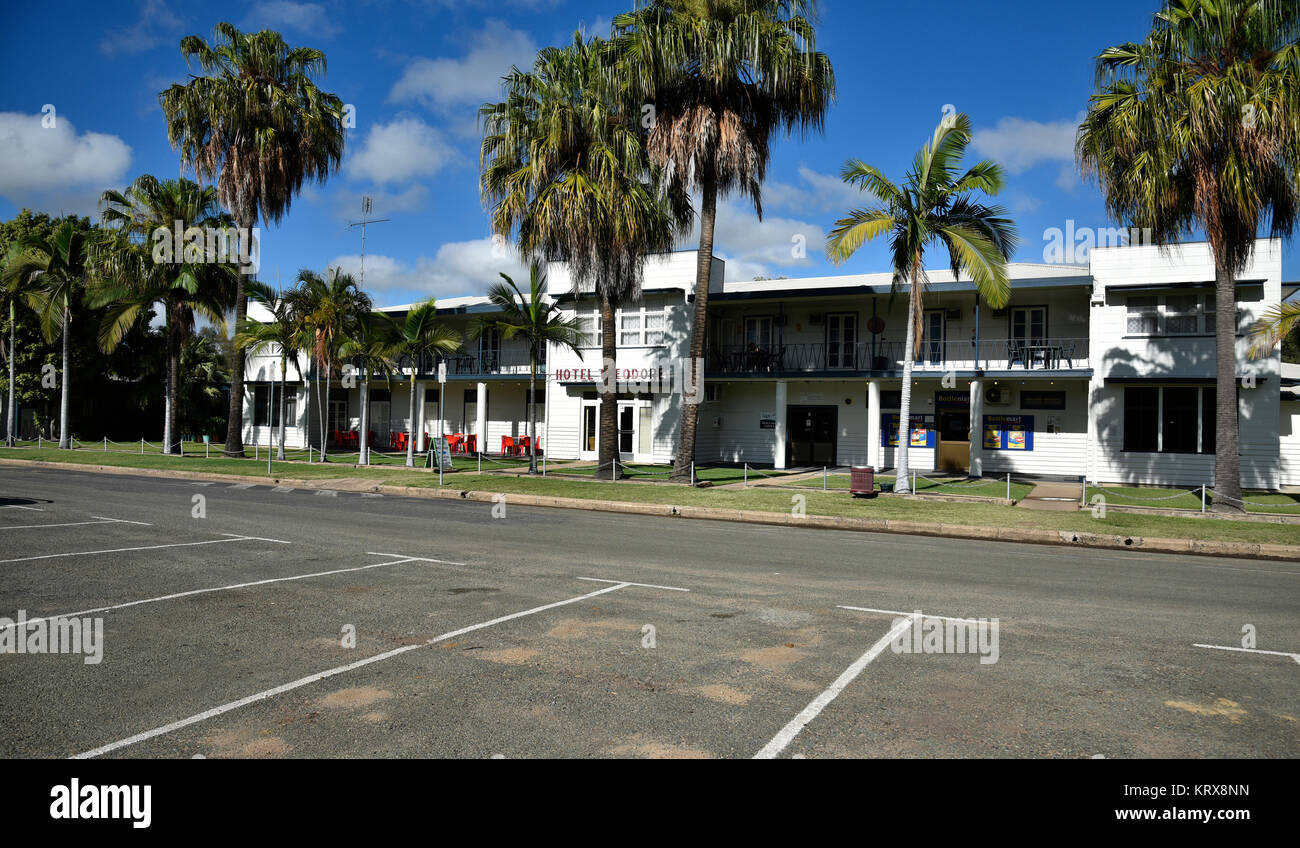 Hotel Theodore in north queensland town of Theodore, a community owned ...
