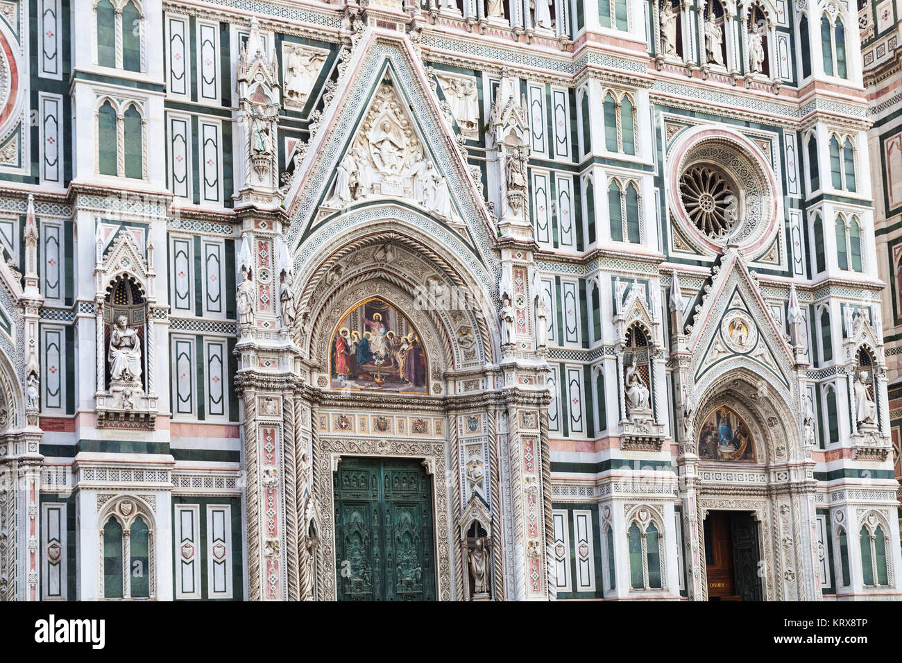 decorated facade of Duomo Cathedral in Florence Stock Photo - Alamy