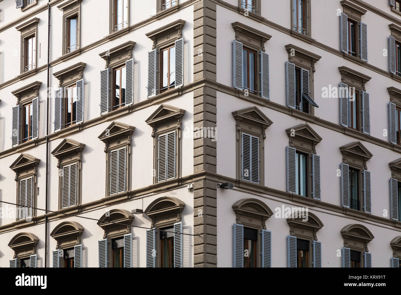 walls of old house in Florence city Stock Photo - Alamy