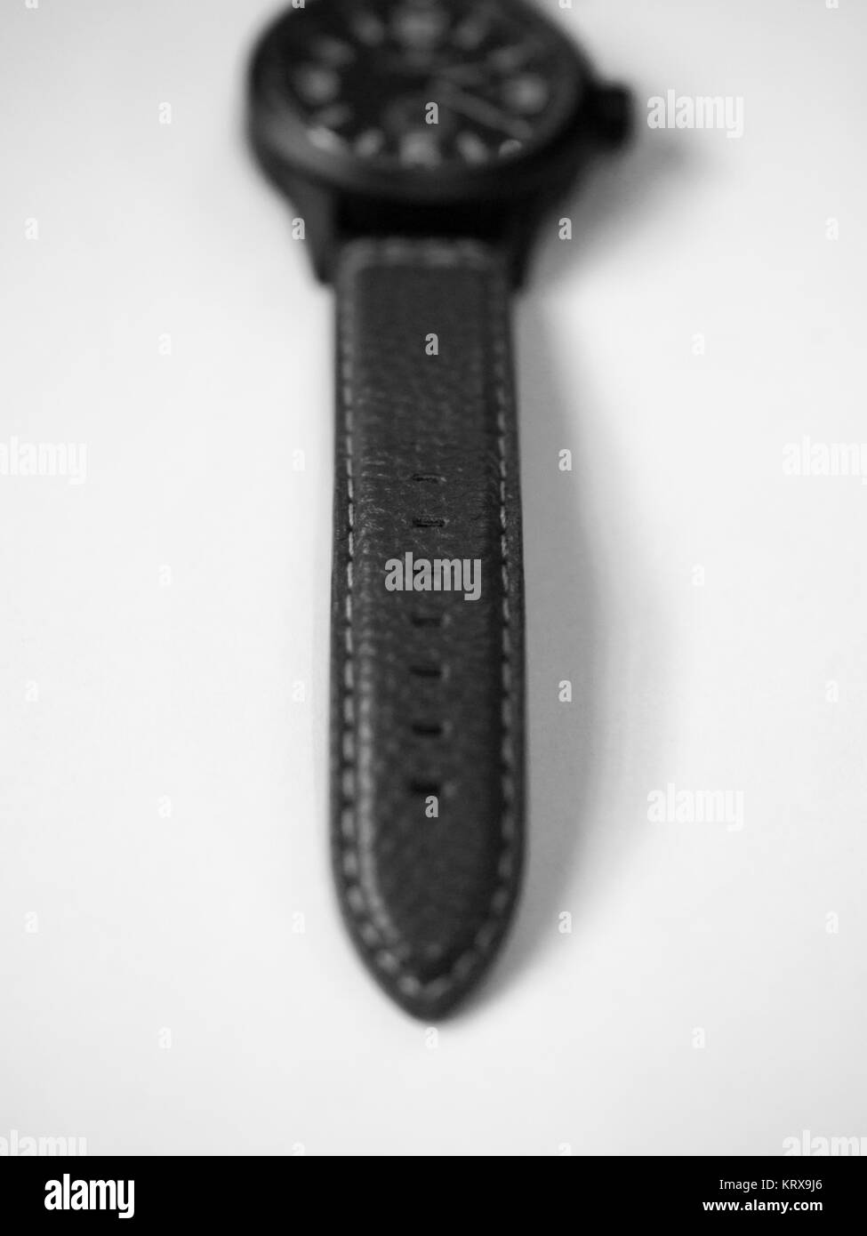 LEATHER WATCH STRAP Stock Photo - Alamy