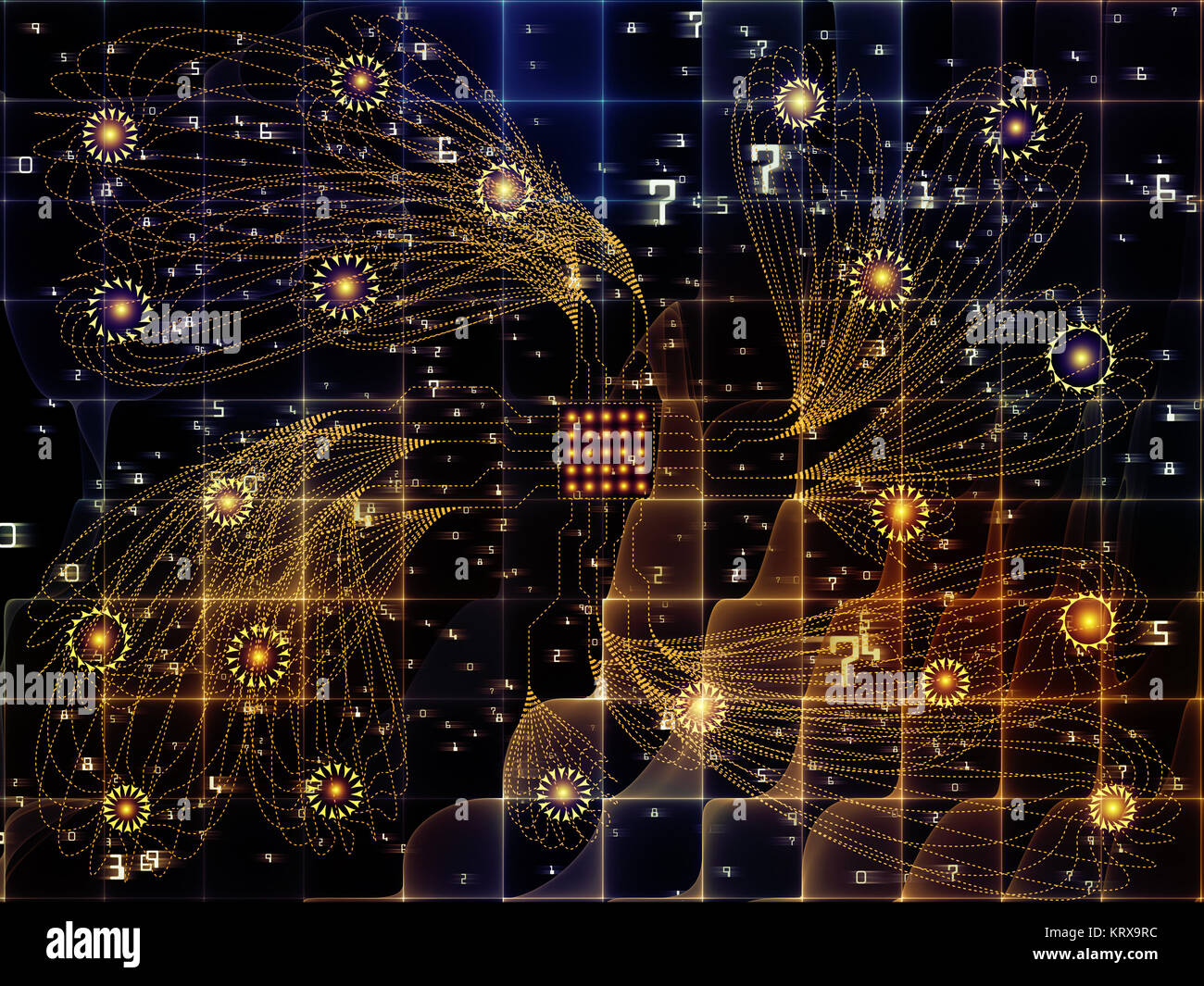 Energy of Technology Links Stock Photo - Alamy