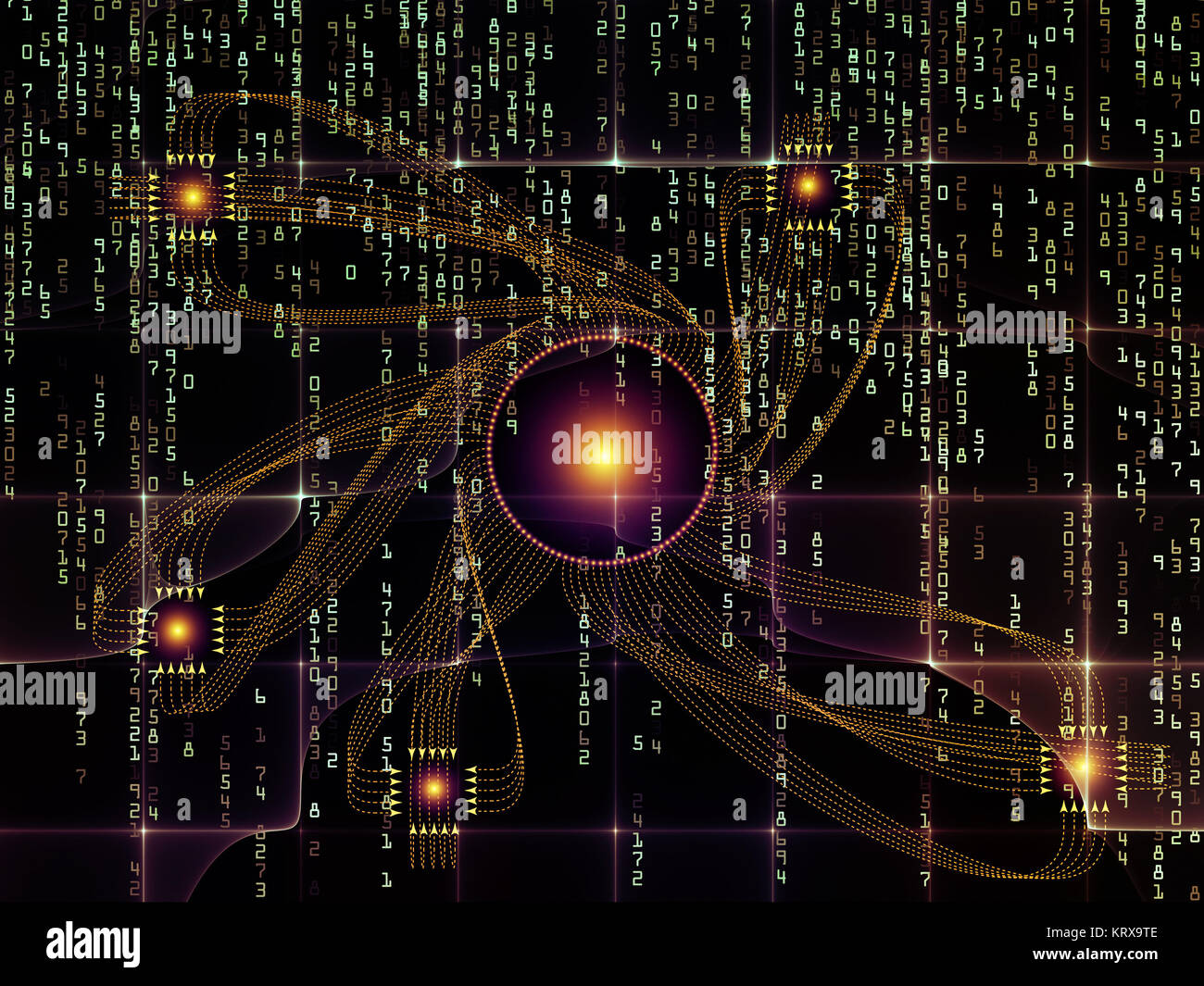 Elements of Technology Links Stock Photo - Alamy