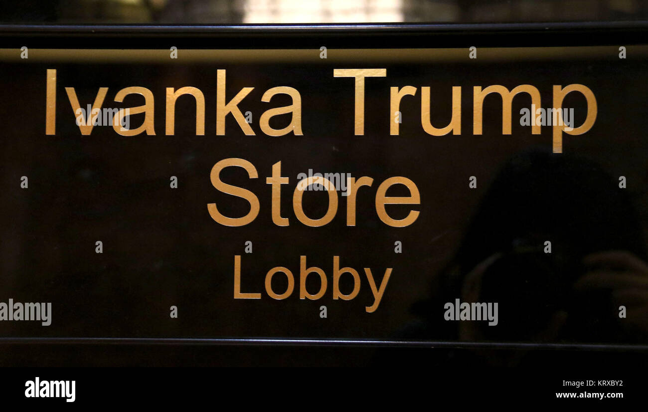 New York City, New York, USA. 20th Dec, 2017. A view of the new Ivanka ...