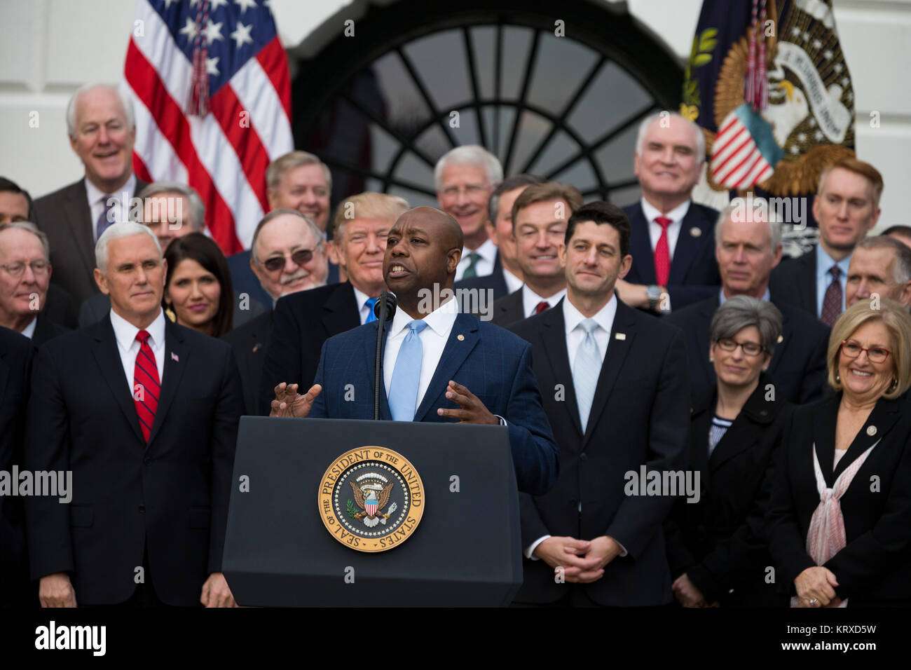 Washington, USA. 20th Dec, 2017. United States Senator Tim Scott ...