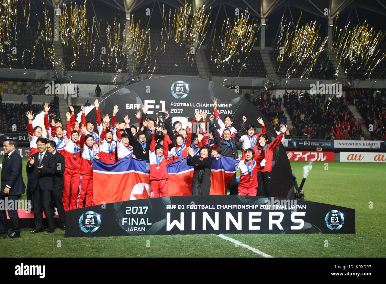 Chiba, Japan. 15th Dec, 2017. North Korea team group (PRK) Football ...