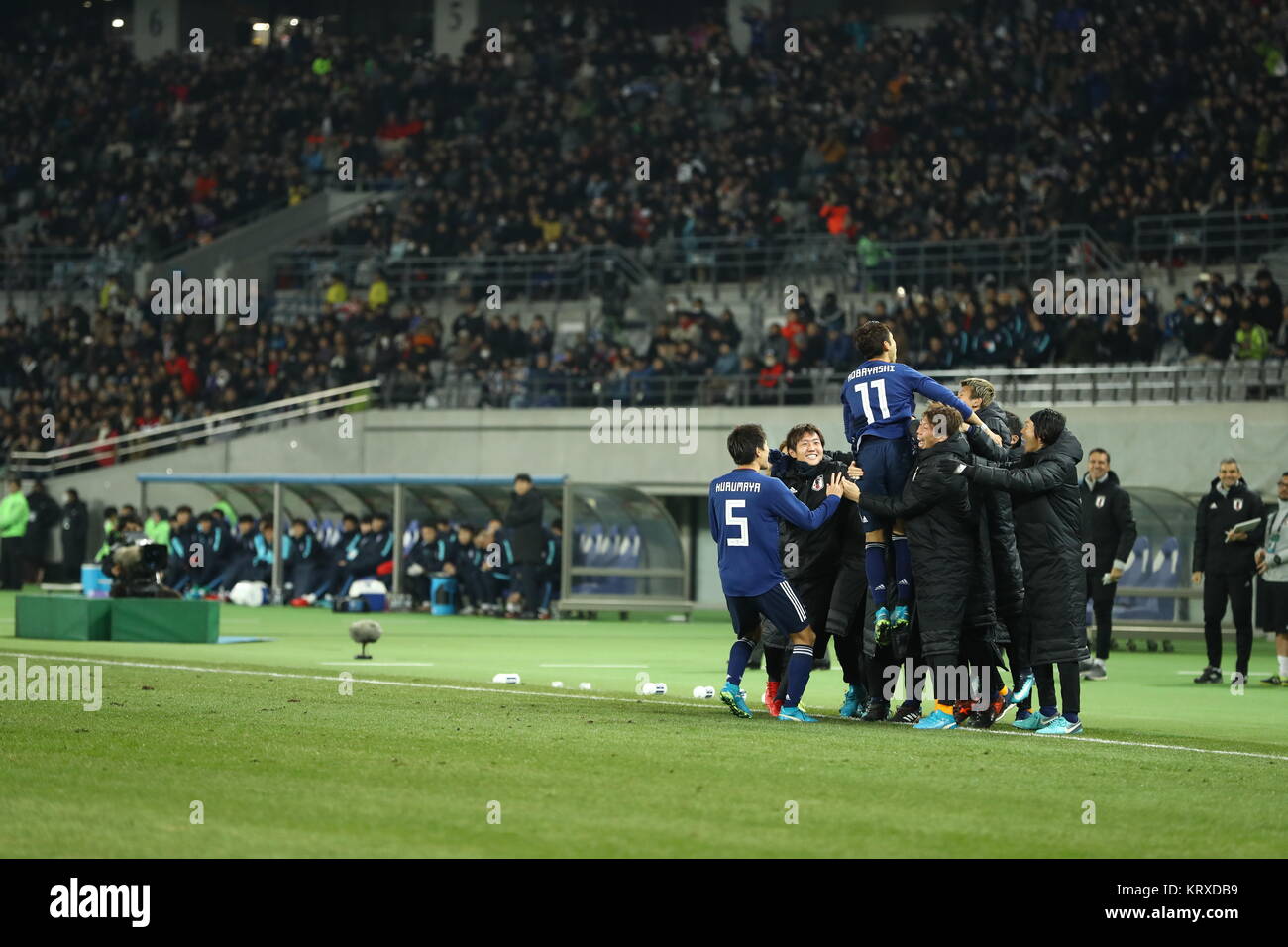 Tokyo, Japan. 16th Dec, 2017. Japan team group (JPN) Football/Soccer ...