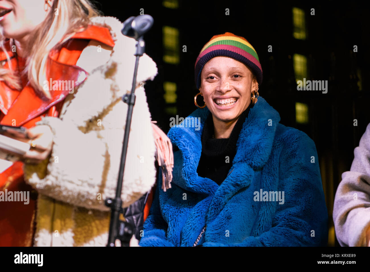 London, UK. 20th Dec, 2017. Model Adwoa Aboah at a period poverty ...