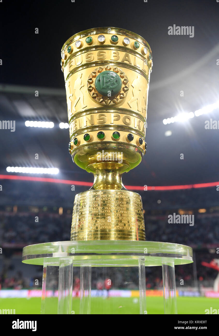 The DFB Cup trophy, photographed before the German DFB (German Football ...