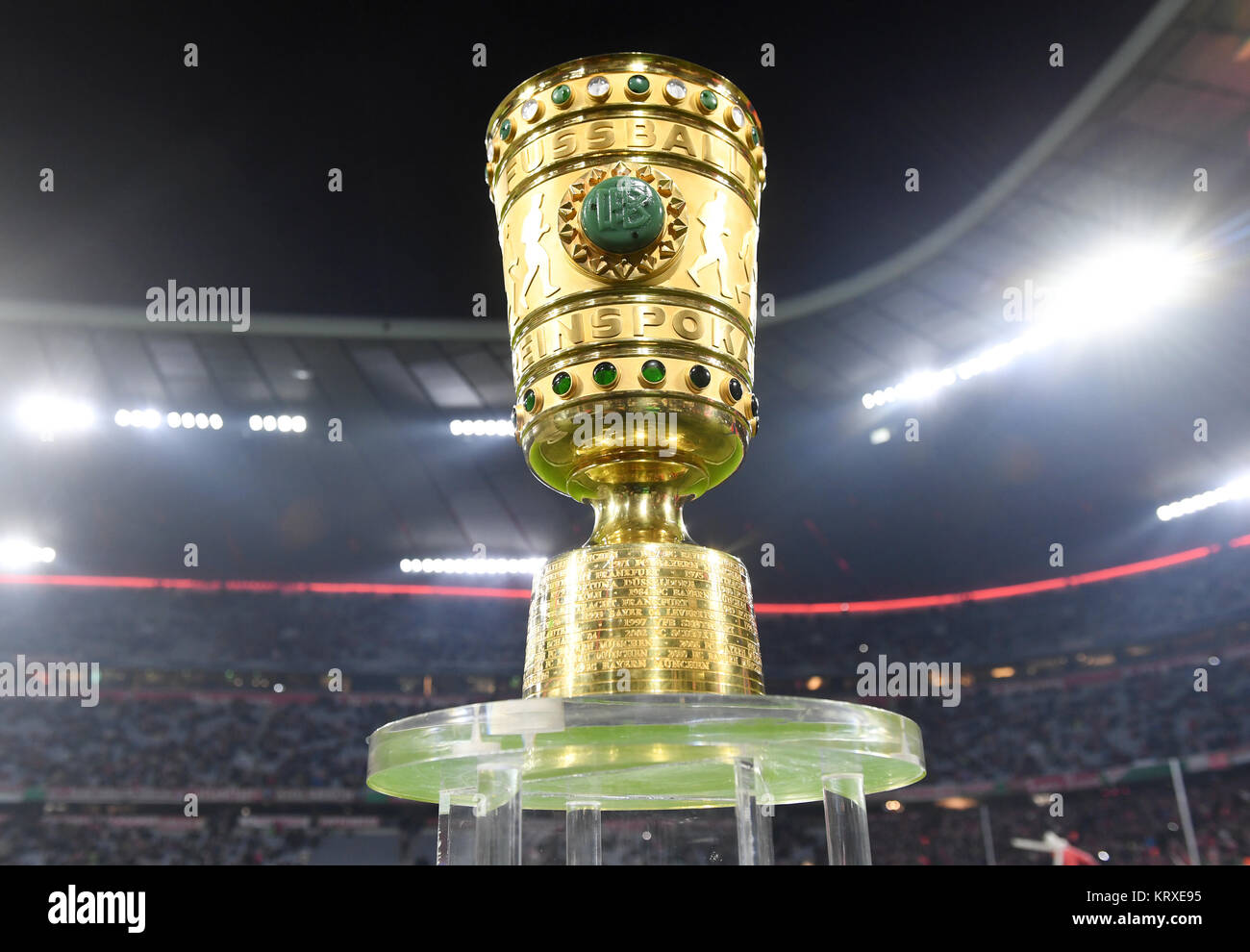 The DFB Cup trophy, photographed before the German DFB (German Football ...