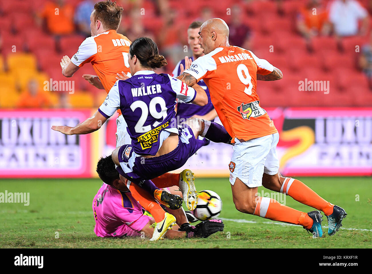Brisbane, QUEENSLAND, AUSTRALIA. 21st Dec, 2017. Liam Reddy of the ...