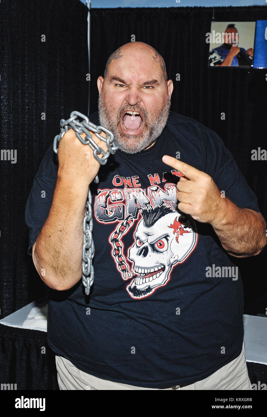 Hamilton, Ontario, Canada. 01st Oct, 2017. WWE Legend wrestler George ...