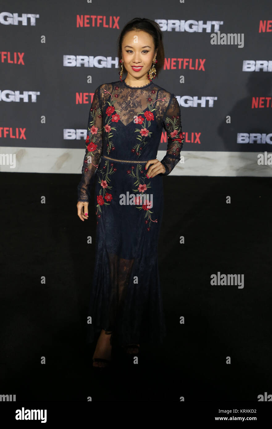 13 December 2017 - Los Angeles, California - Ellen Wong. "Bright" Los ...