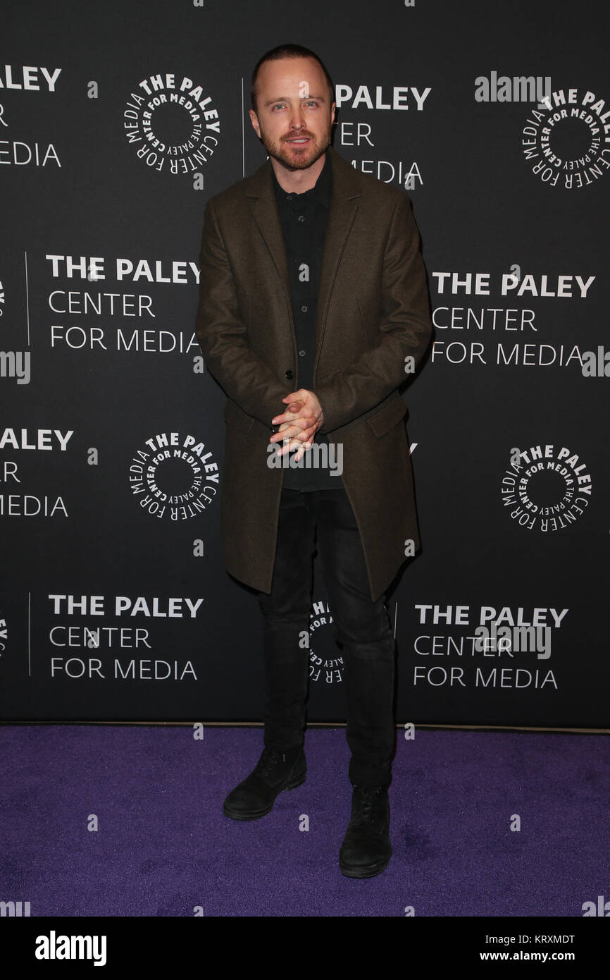 Beverly Hills, Ca. 21st Dec, 2017. Aaron Paul at the Paley Center for ...