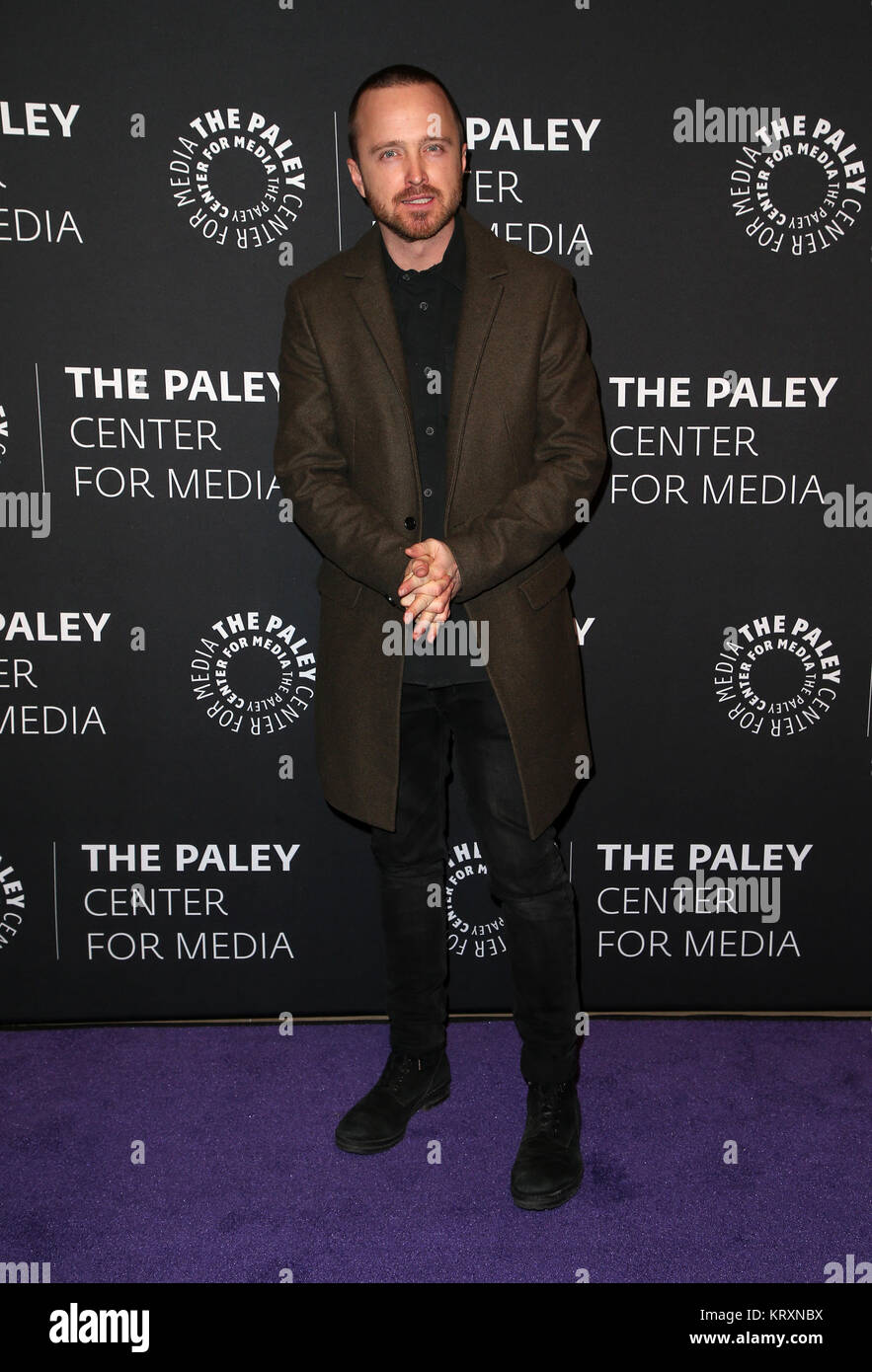 Beverly Hills, Ca. 21st Dec, 2017. Aaron Paul, at the Paley Center for ...