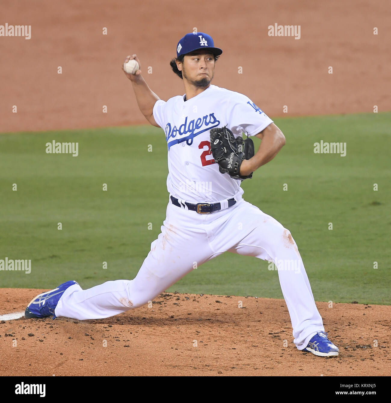 Los Angeles, California, USA. 1st Nov, 2017. Yu Darvish (Dodgers) MLB ...