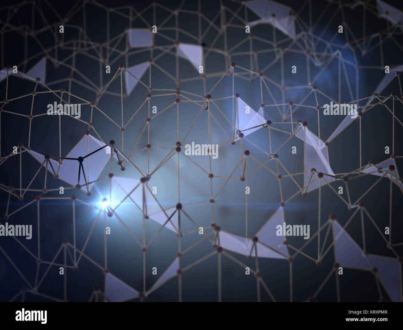 network of triangles Stock Photo - Alamy