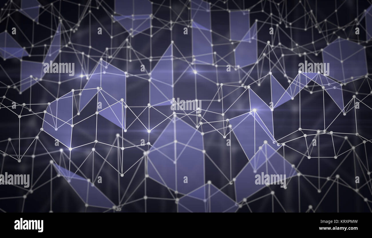 network of triangles Stock Photo - Alamy