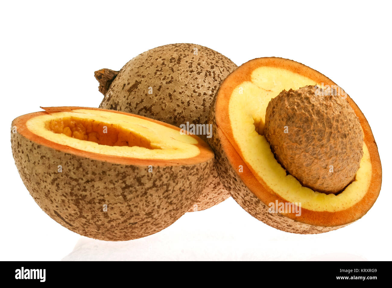 Tropical fruit - mammee apple (Mammea americana Stock Photo - Alamy