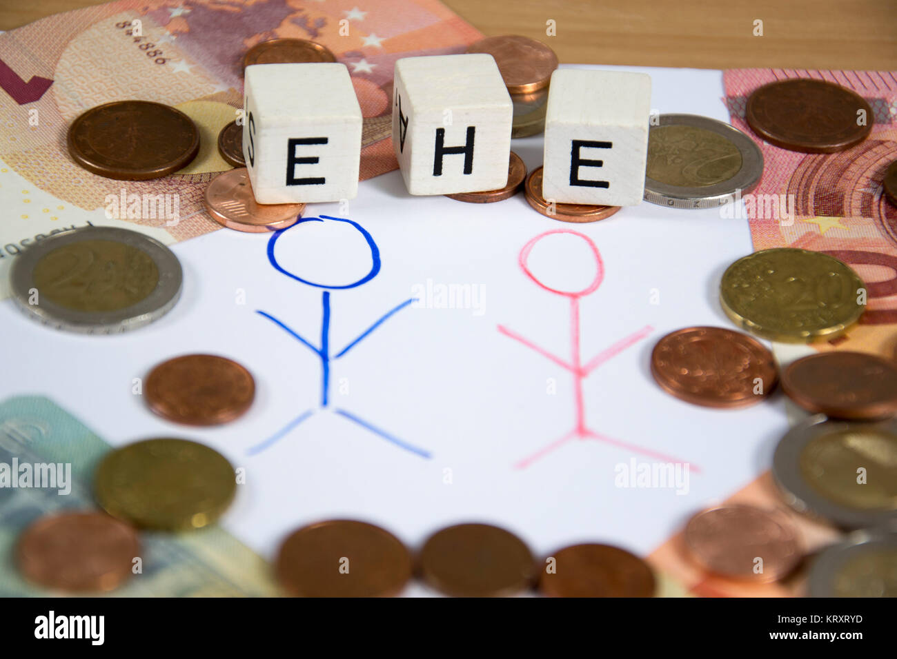Symbolfoto zum Thema Ehe Stock Photo - Alamy