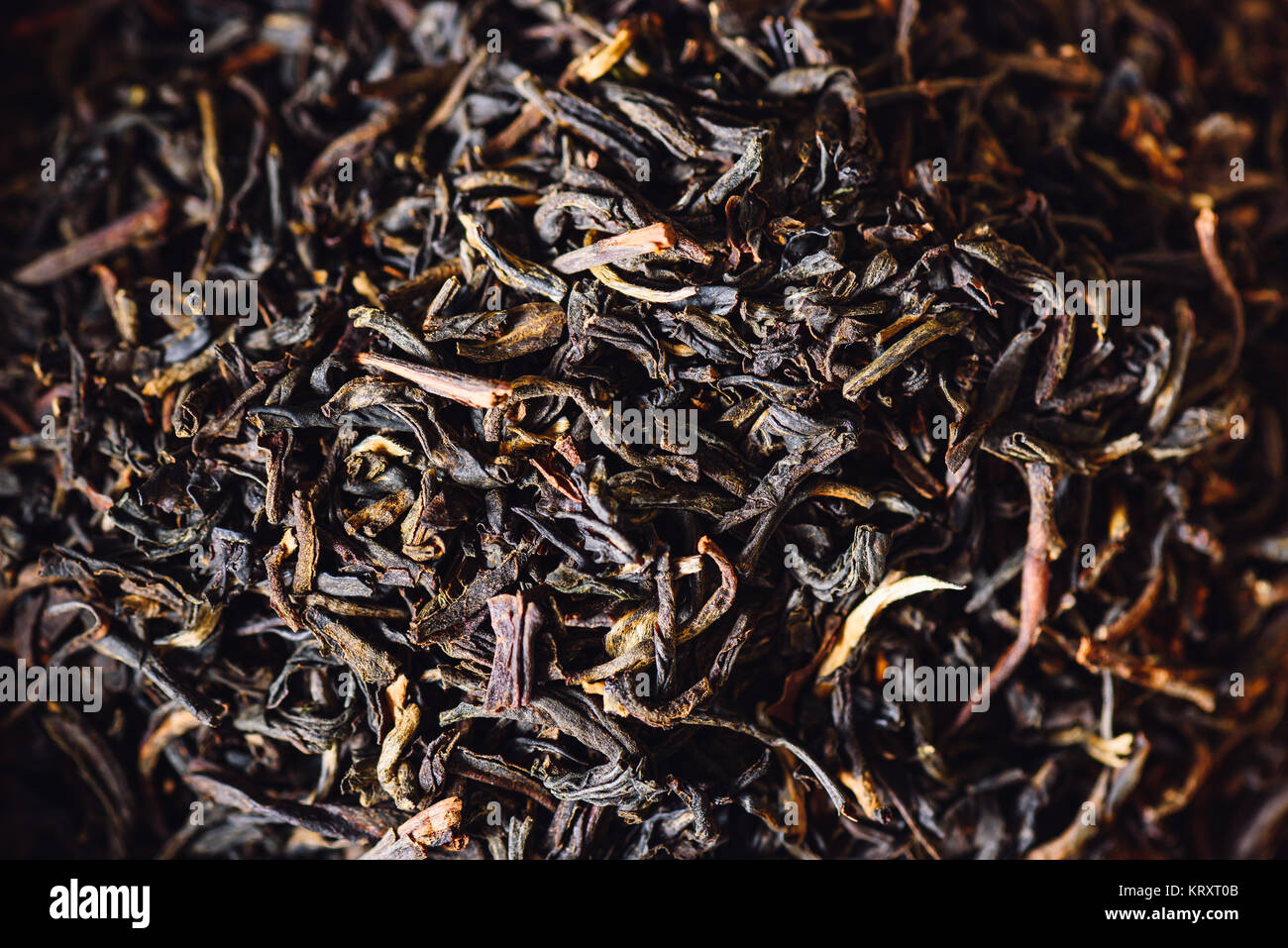 Dried black tea leaves deep hi-res stock photography and images - Alamy