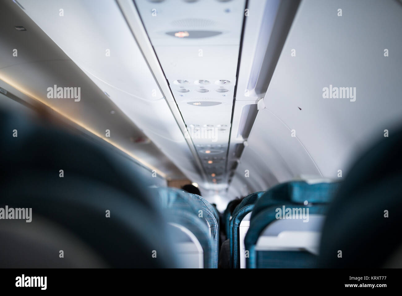 Interior of aircraft Stock Photo - Alamy