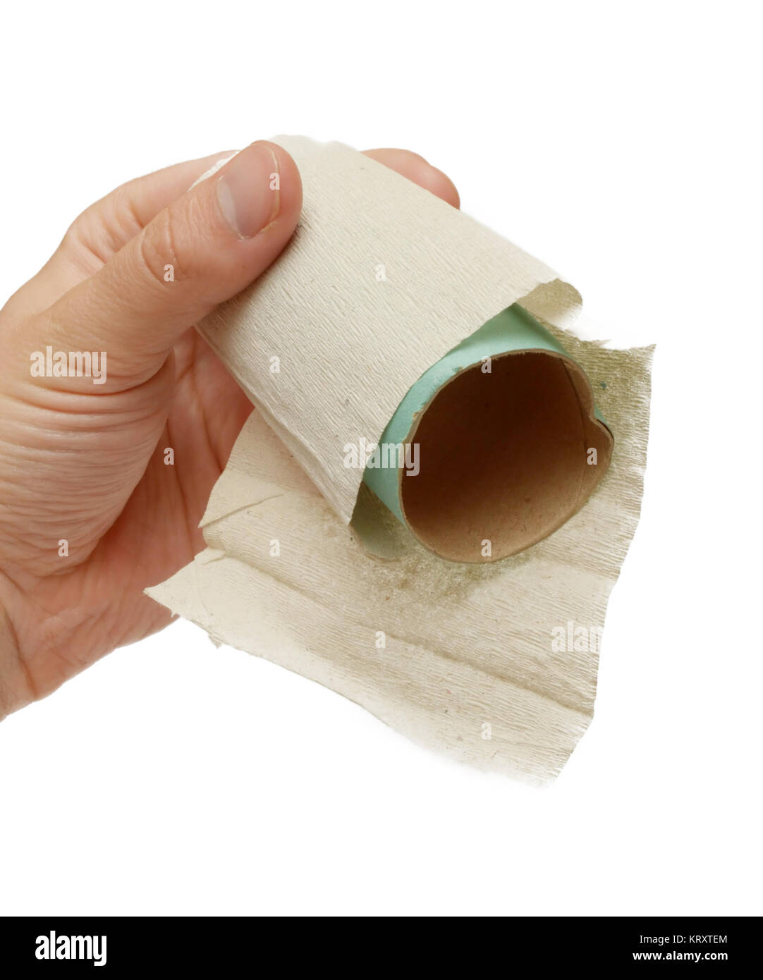 Empty toilet roll Stock Photo - Alamy
