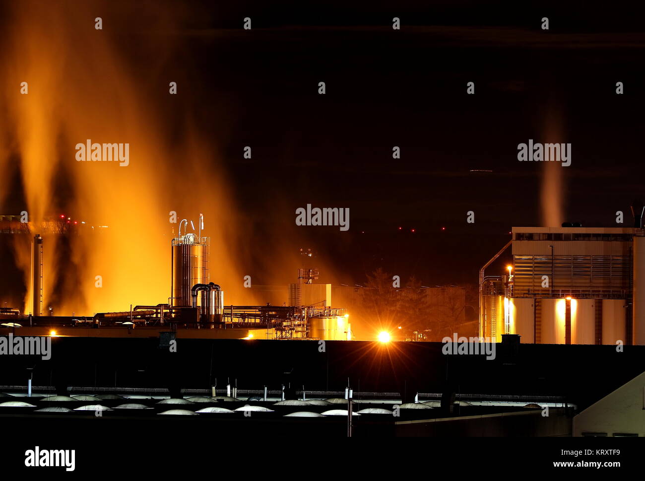 industry in beautiful colors Stock Photo - Alamy