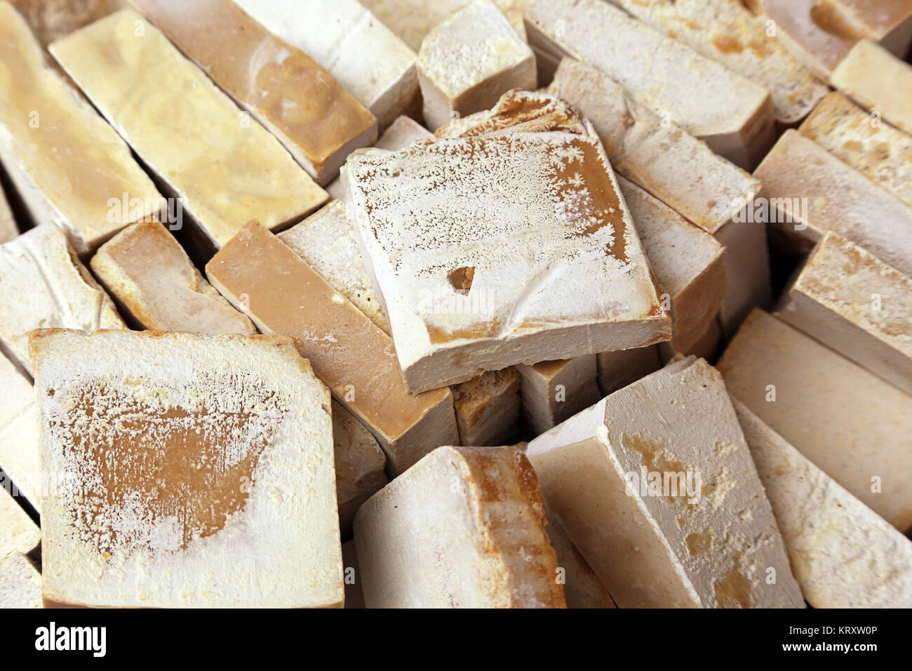 handmade olive oil soap Stock Photo - Alamy