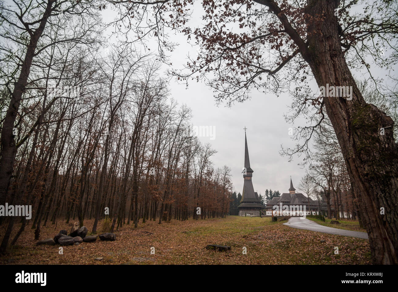 Peri wooden church in Sapanta, Romania Stock Photo - Alamy