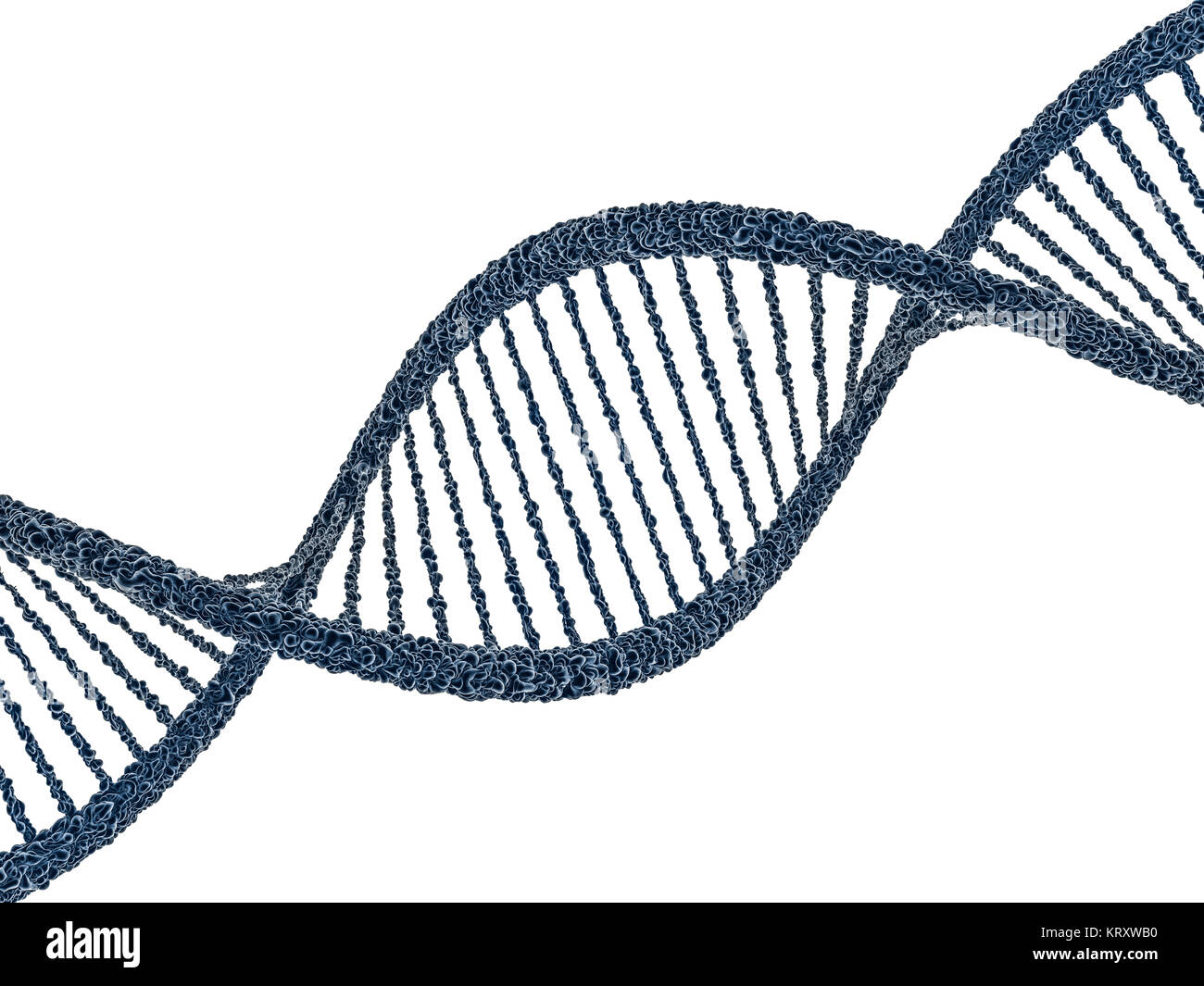 Digital illustration of a DNA model on science background. 3D rendering ...