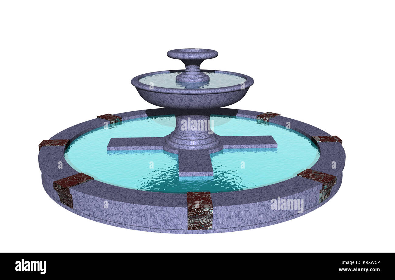 fountain with water free Stock Photo - Alamy