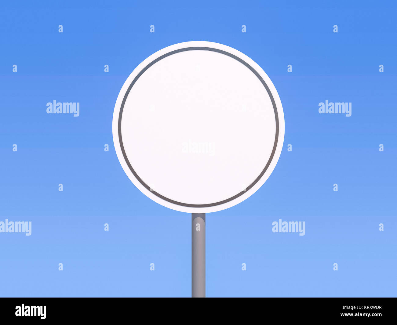 High resolution road sign for art work. 3D rendering Stock Photo - Alamy