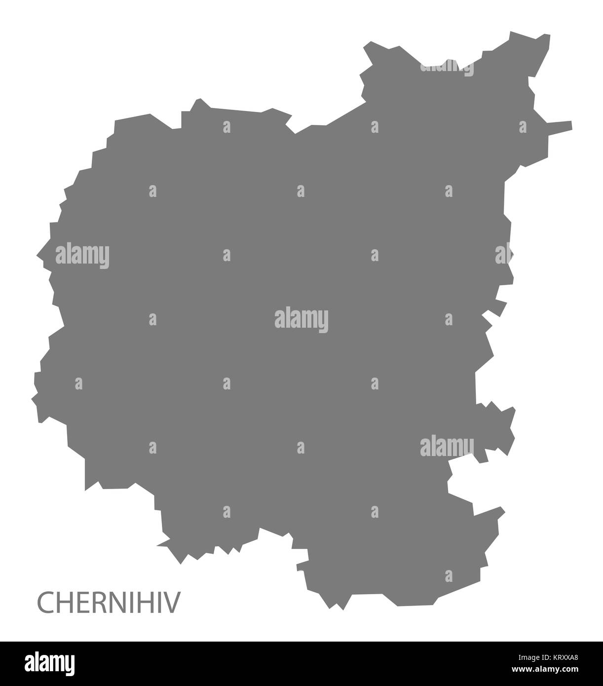 Chernihiv Ukraine Map grey Stock Photo - Alamy