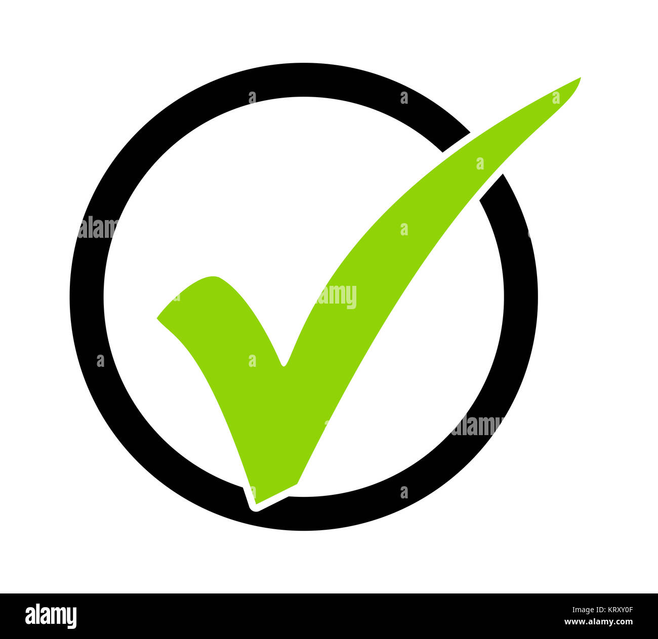 Checkmark button sign hook hi-res stock photography and images - Alamy