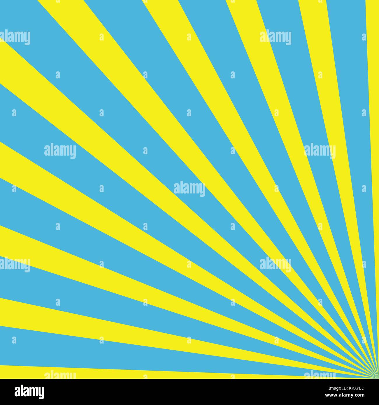 background with rays in turquoise and yellow Stock Photo - Alamy