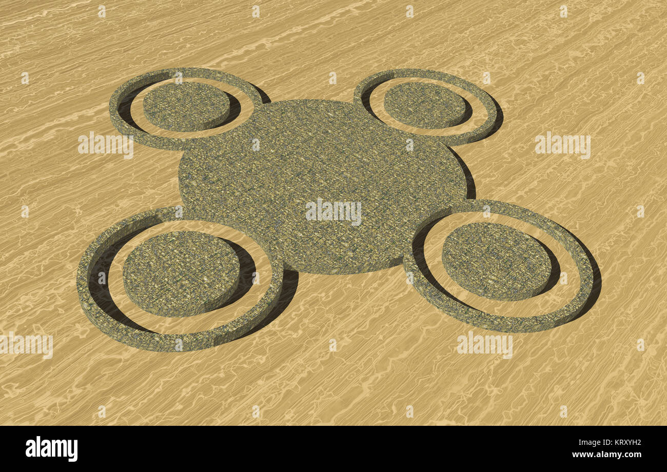 crop circles in the field Stock Photo - Alamy