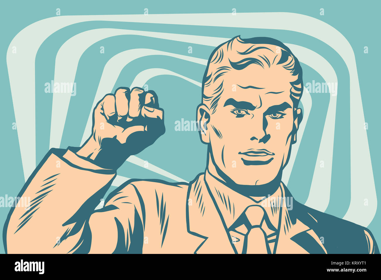 Politician raised fist hi-res stock photography and images - Alamy