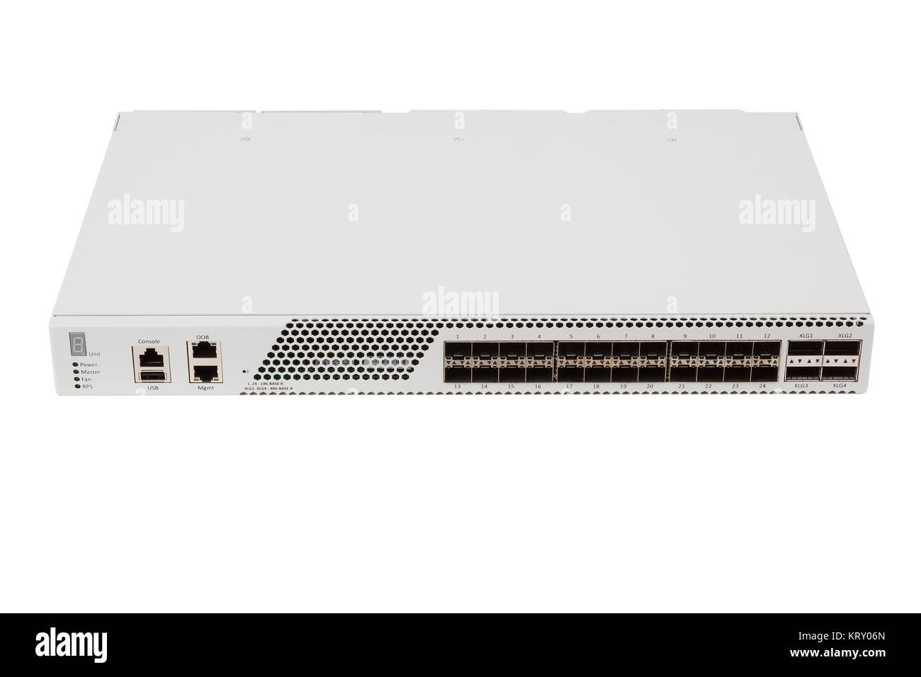 Gigabit Ethernet switch with SFP slot Stock Photo - Alamy