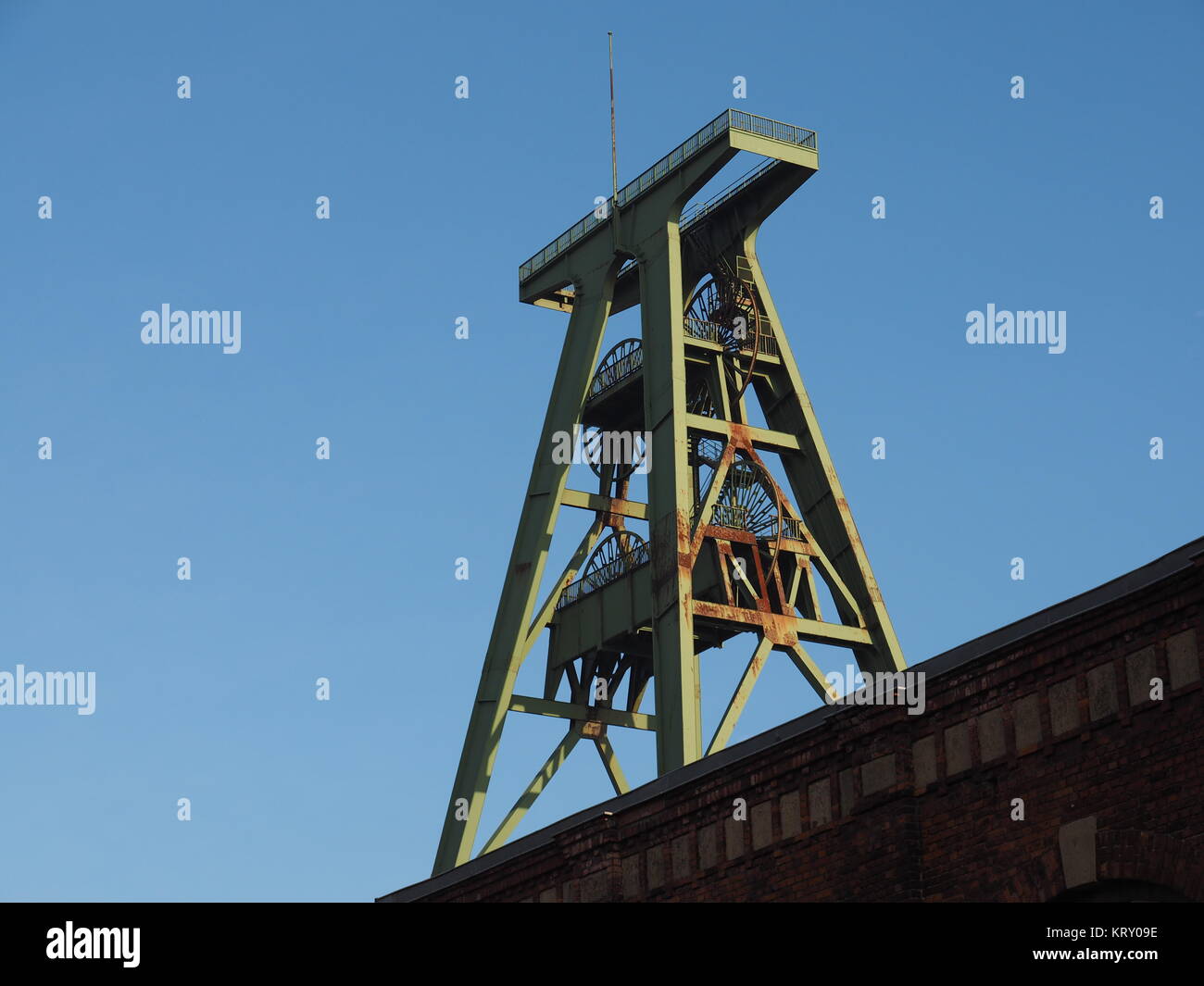 coal-mining tower lohberg colliery pit ii Stock Photo - Alamy