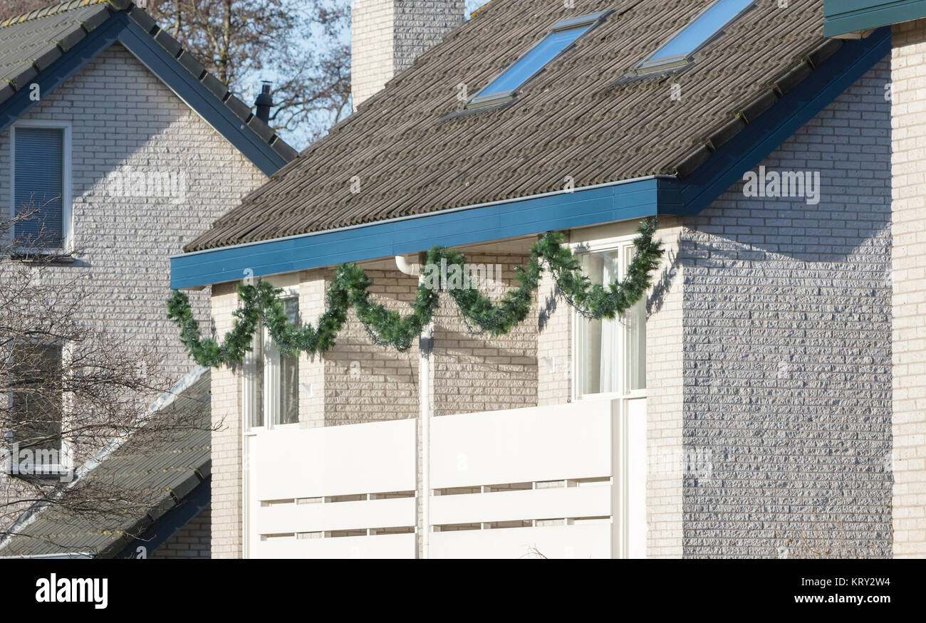 Decoration on a house in the Netherlands - Christmas Stock Photo - Alamy