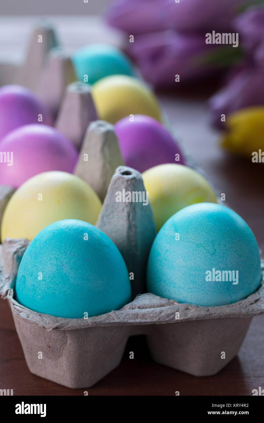 Colorful Easter Eggs Stock Photo - Alamy
