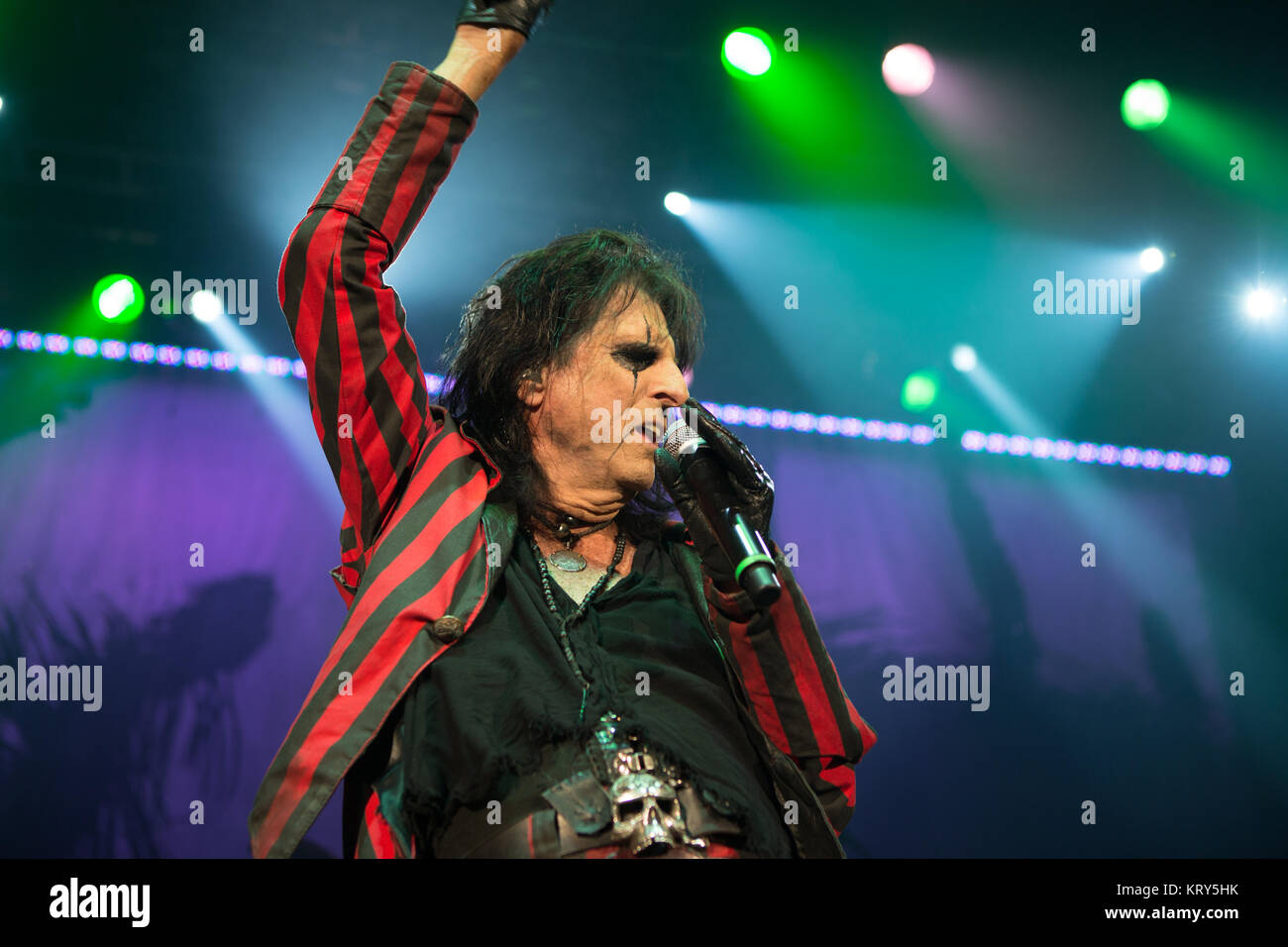 The American singer, songwriter and musician Alice Cooper performs a ...