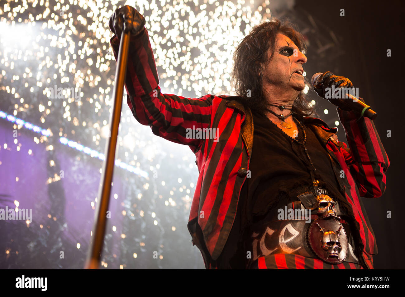 The American singer, songwriter and musician Alice Cooper performs a ...