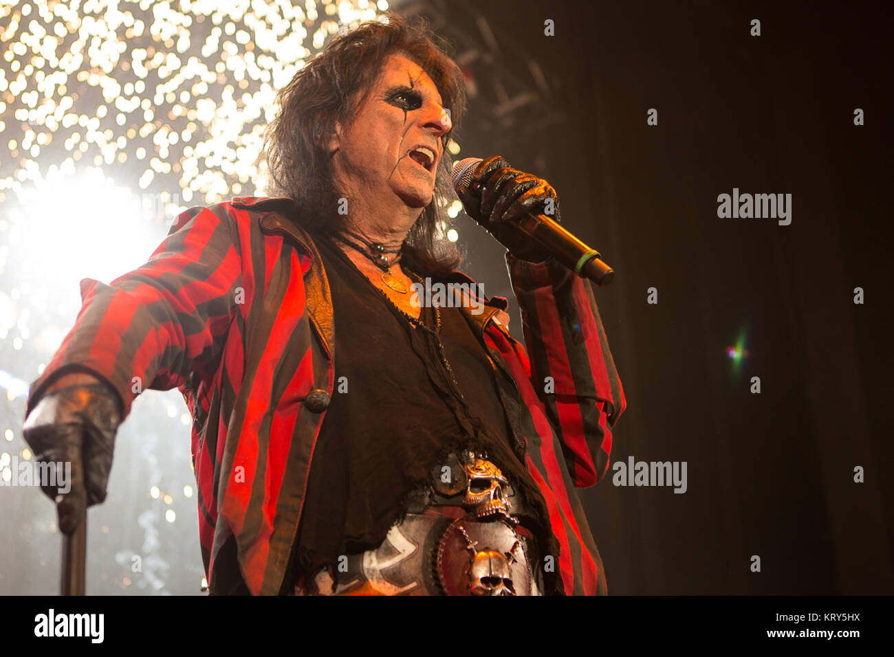 The American singer, songwriter and musician Alice Cooper performs a ...