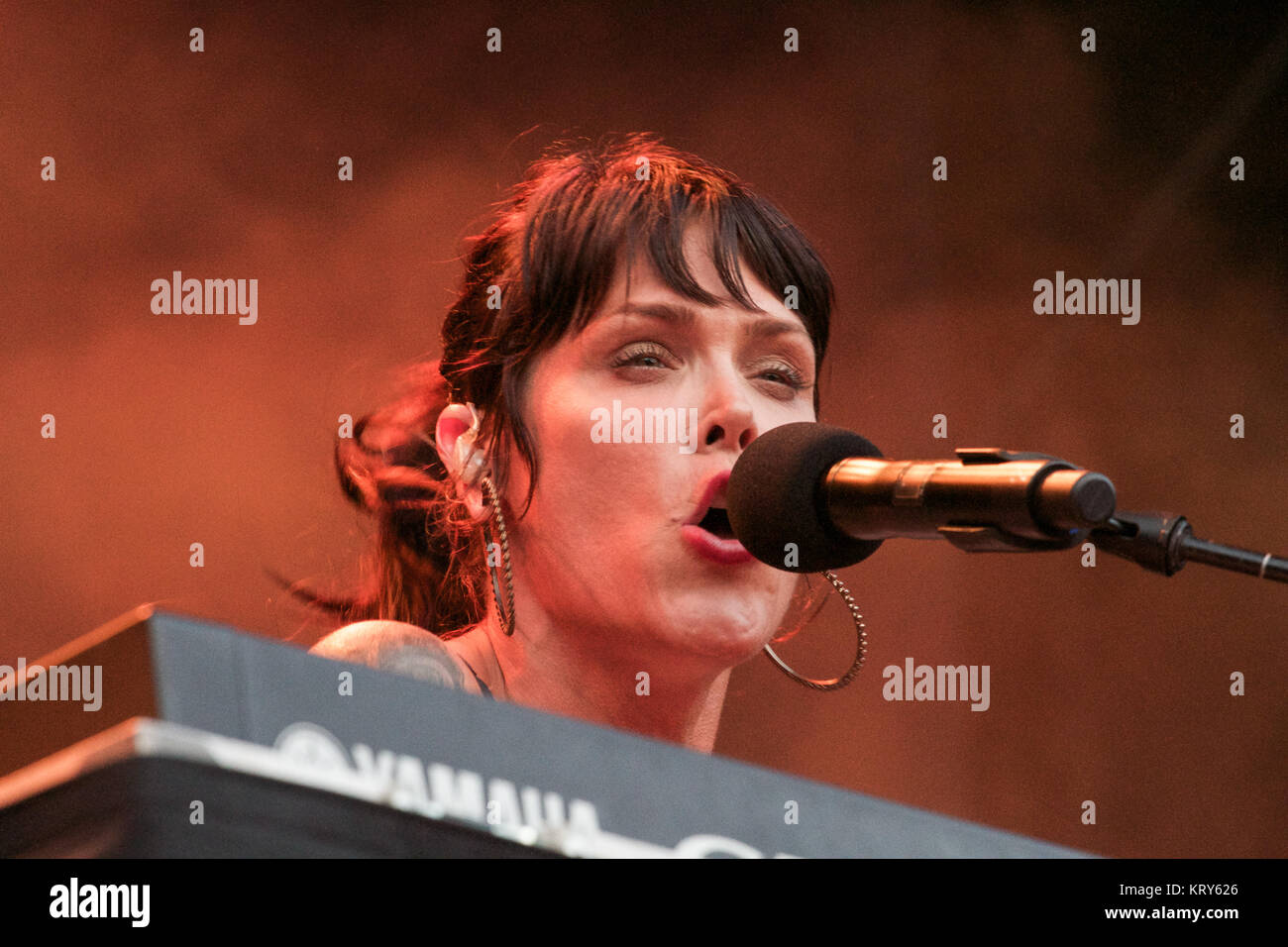 The American singer, songwriter and musician Beth Hart performs a live ...